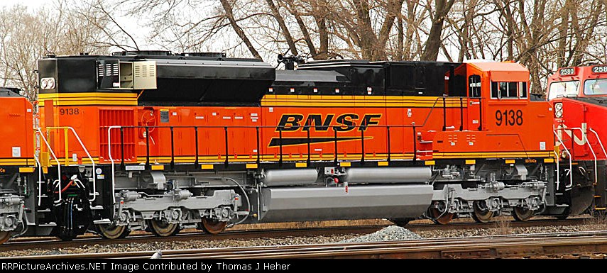 BNSF 9138 w/9137 being delivered to BNSF via CN on the H-CNIKCK